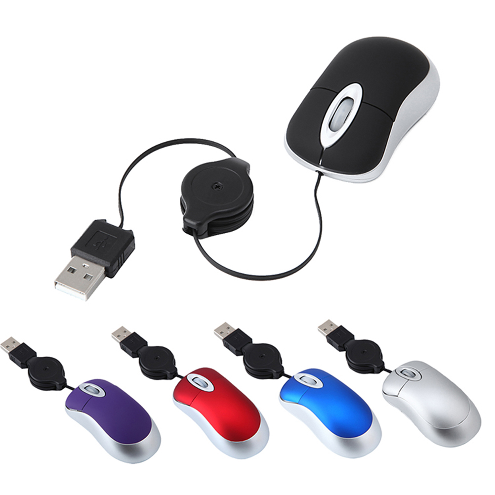Raindrops Travel Mouse for Laptop USB Wired Interface -way Scroll Wheel ...