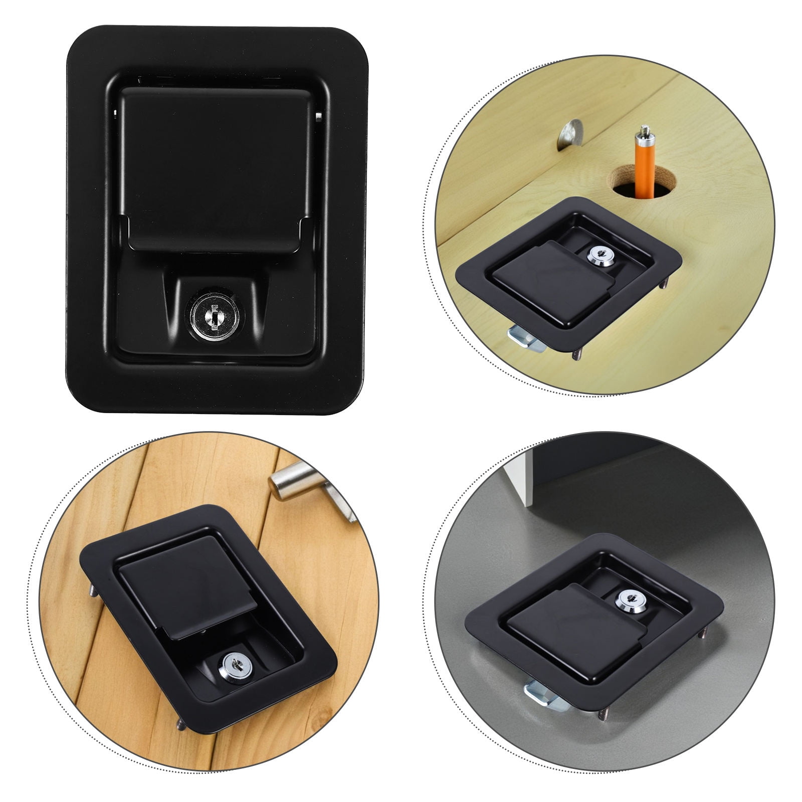 Raindrops Travel Trailer Lock RV Door Latch Heavy Duty Recessed Lock RV ...