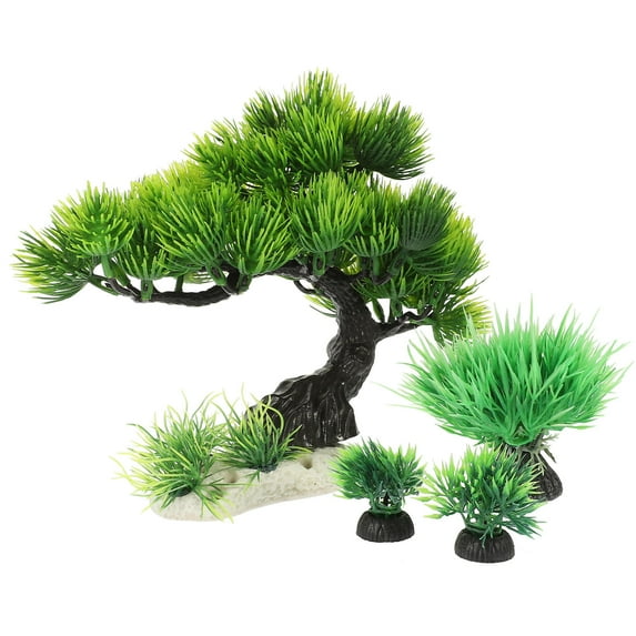 Raindrops Tree Fake for Aquarium Realistic Pine Fish Tank Plant ...