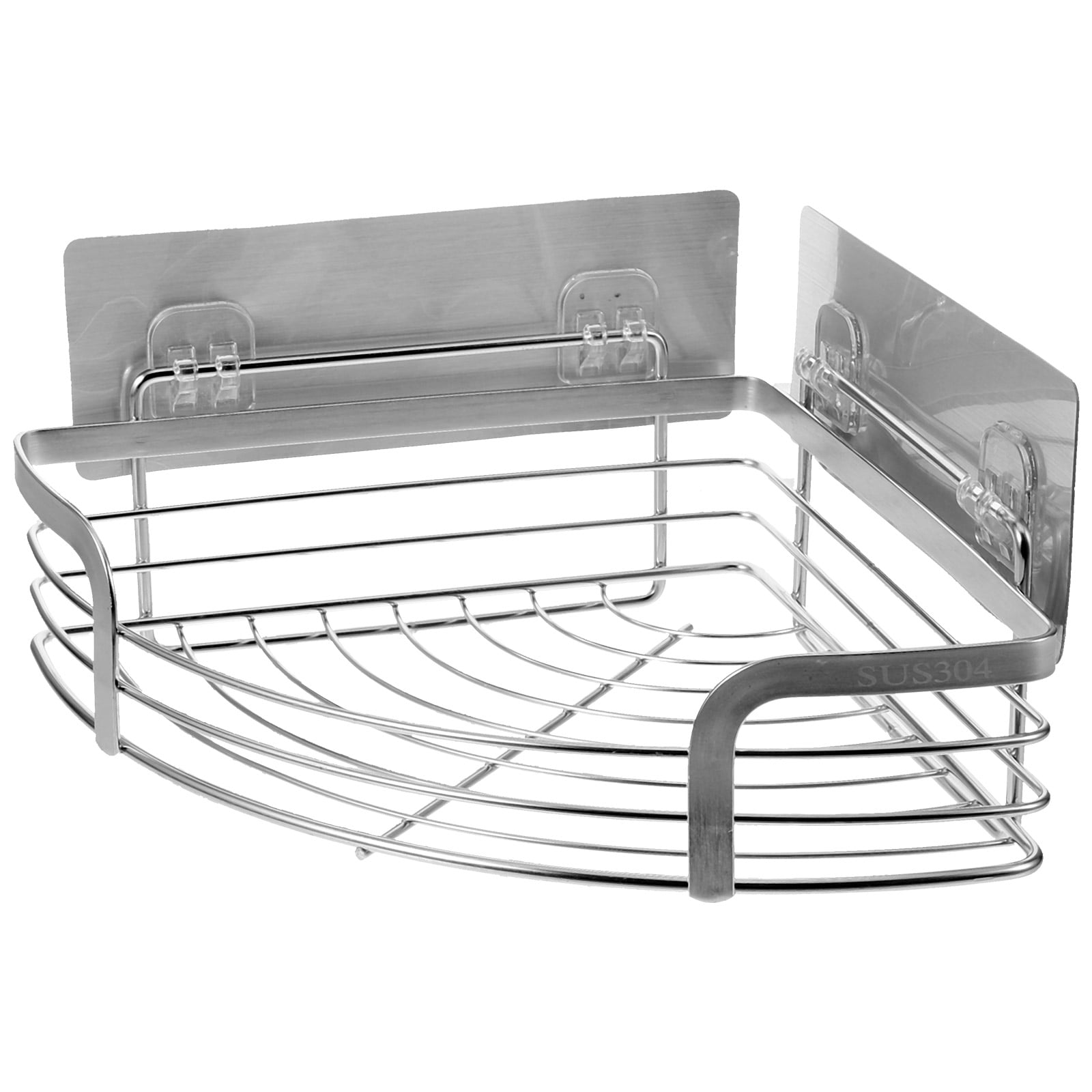 Raindrops Triangle Bathroom Shower Rack Corner Shelf Basket Wall Mount ...