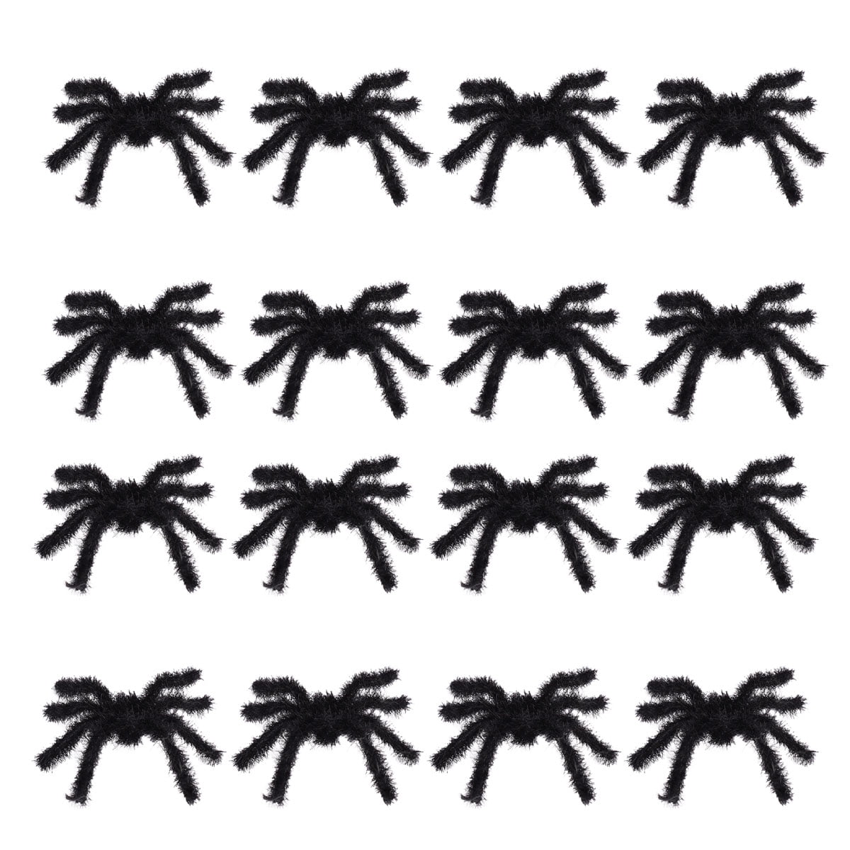 Raindrops 20Pcs Black Artificial Spider Props Plastic Material for ...