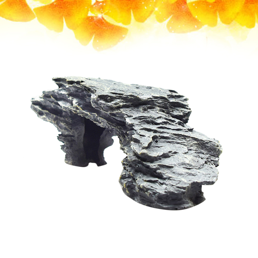 Raindrops Turtle Platform Aquarium Cave Heat Lamp Reptiles Tortoise ...