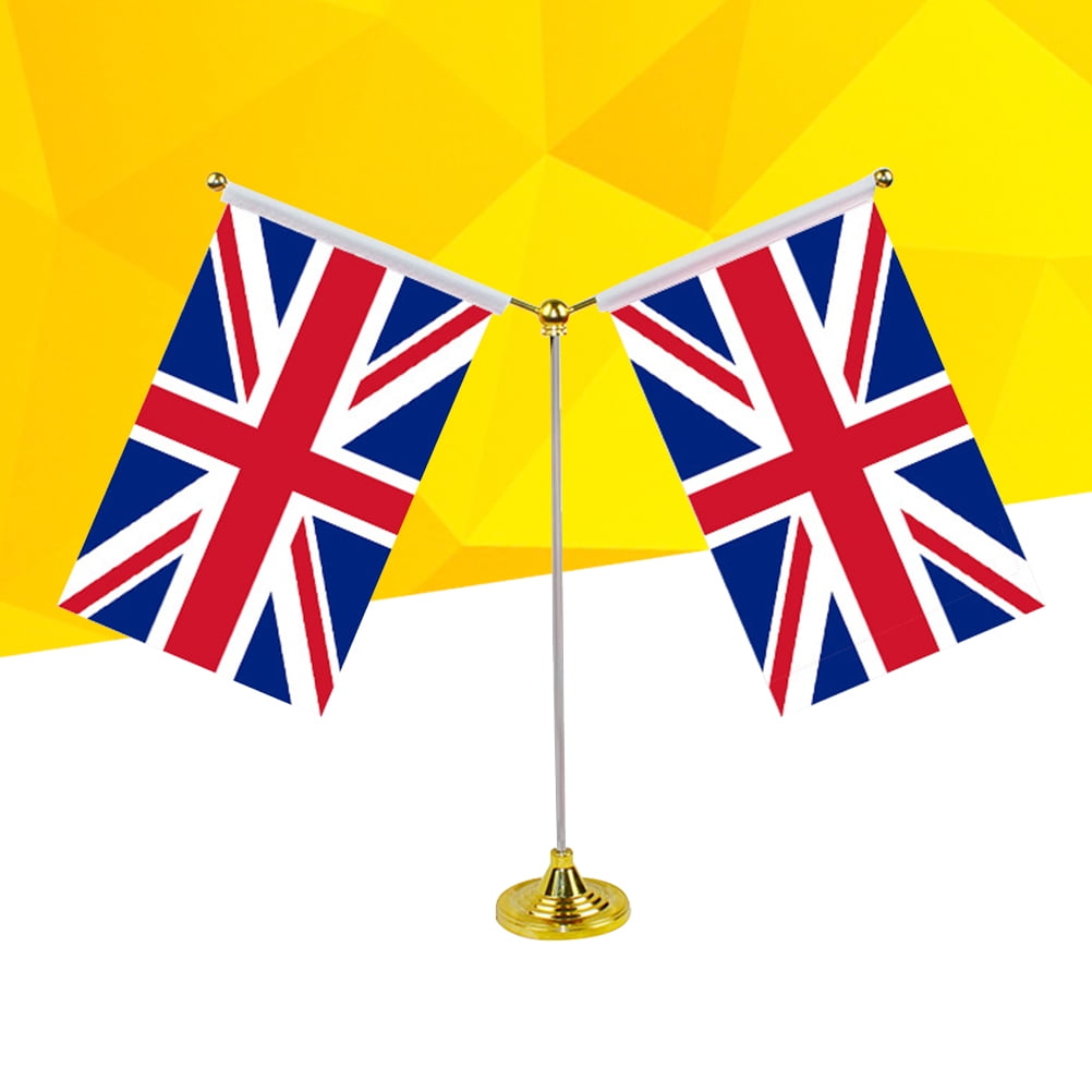 Raindrops UK Desktop Table Flags Britain Country Flag Desk Decoration ...