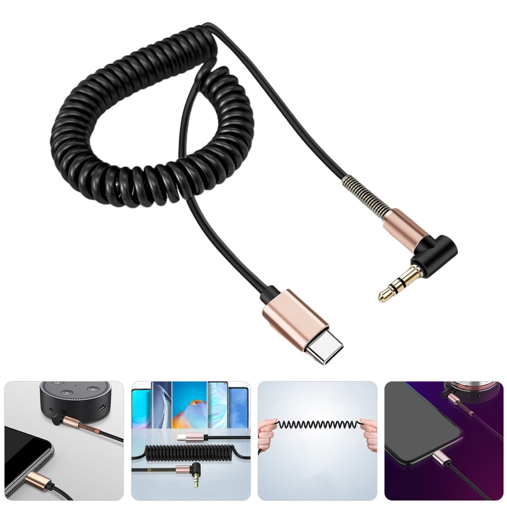 Raindrops USB C to Aux Headphone Adapter Spring Audio Cable - Walmart.com