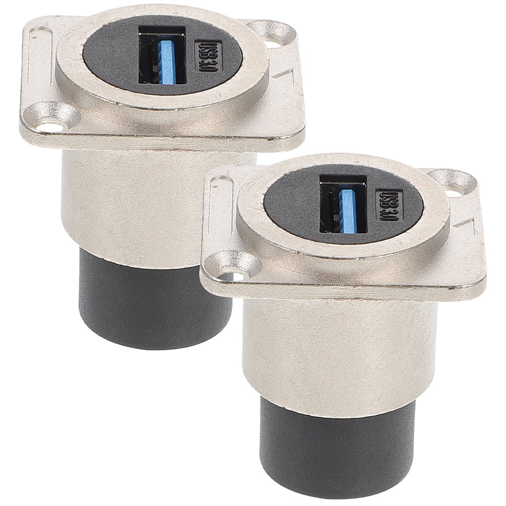 Raindrops USB Panel Mount Pass Through Connector Female To Female USB 3 ...