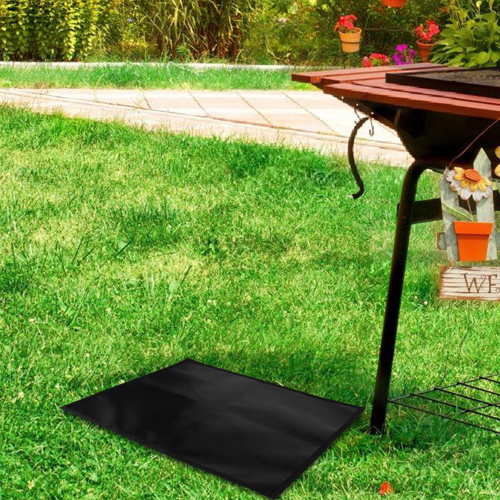 Raindrops Under Grill Mat For Outdoor Grill Fireproof Grill Pad Indoor ...