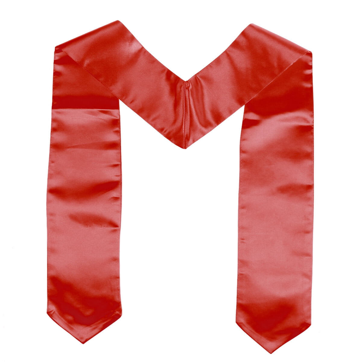 Raindrops Unisex Adult Plain Graduation Stole 1Pack Red Ceremonial ...