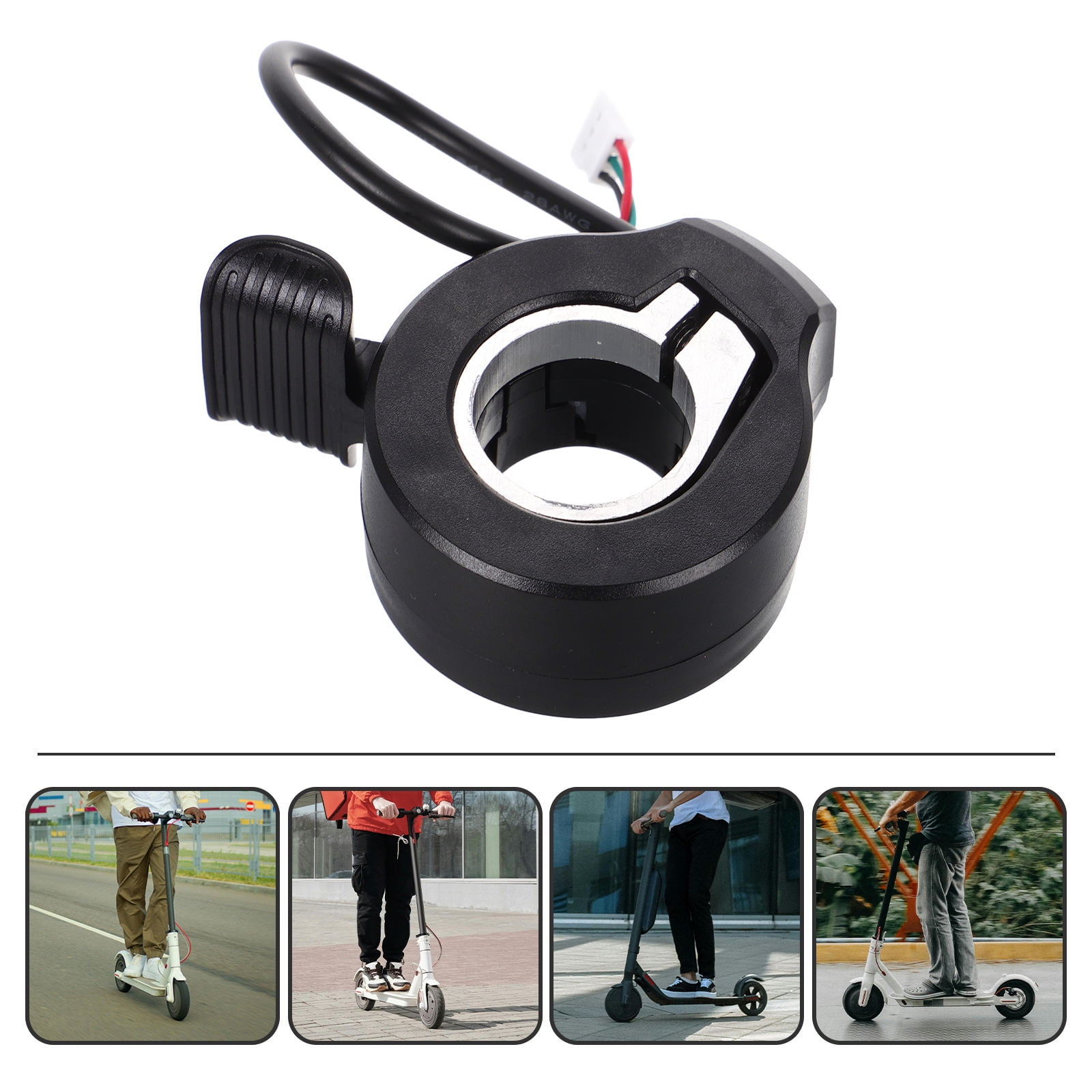 Raindrops Universal Speed Control Thumb Throttle for Scooter Use Black ...