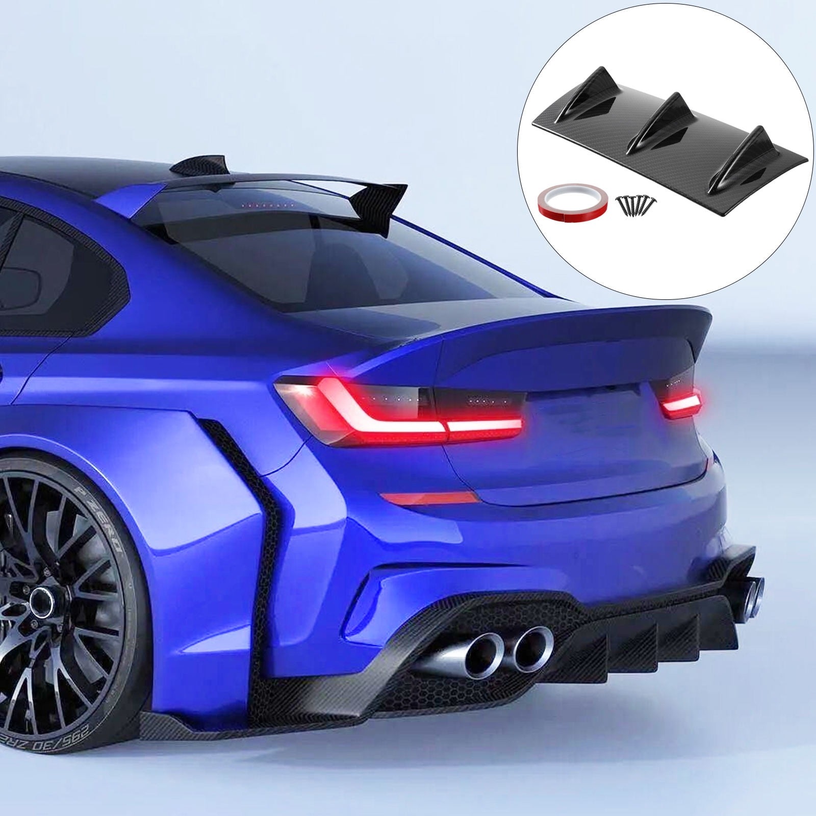 Raindrops Universal Spoiler Car Rear Diffuser Diffusers Spoilers for ...