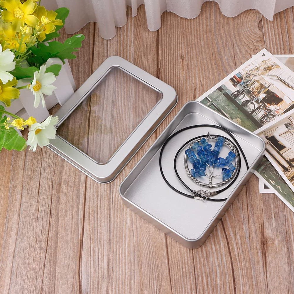 Raindrops Usb Flash Drive Storage Case Organizer 4Pcs Tinplate and Pvc ...