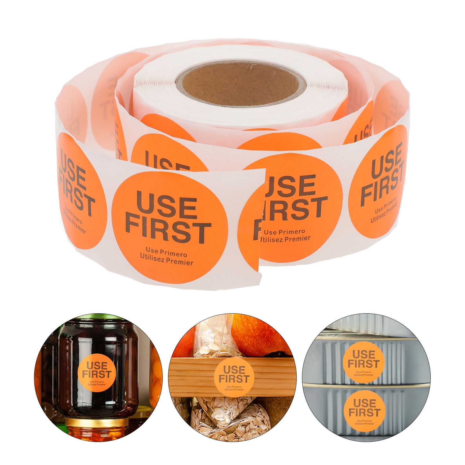 Raindrops Use First Stickers for Food Service EyeCatching Orange Copper ...