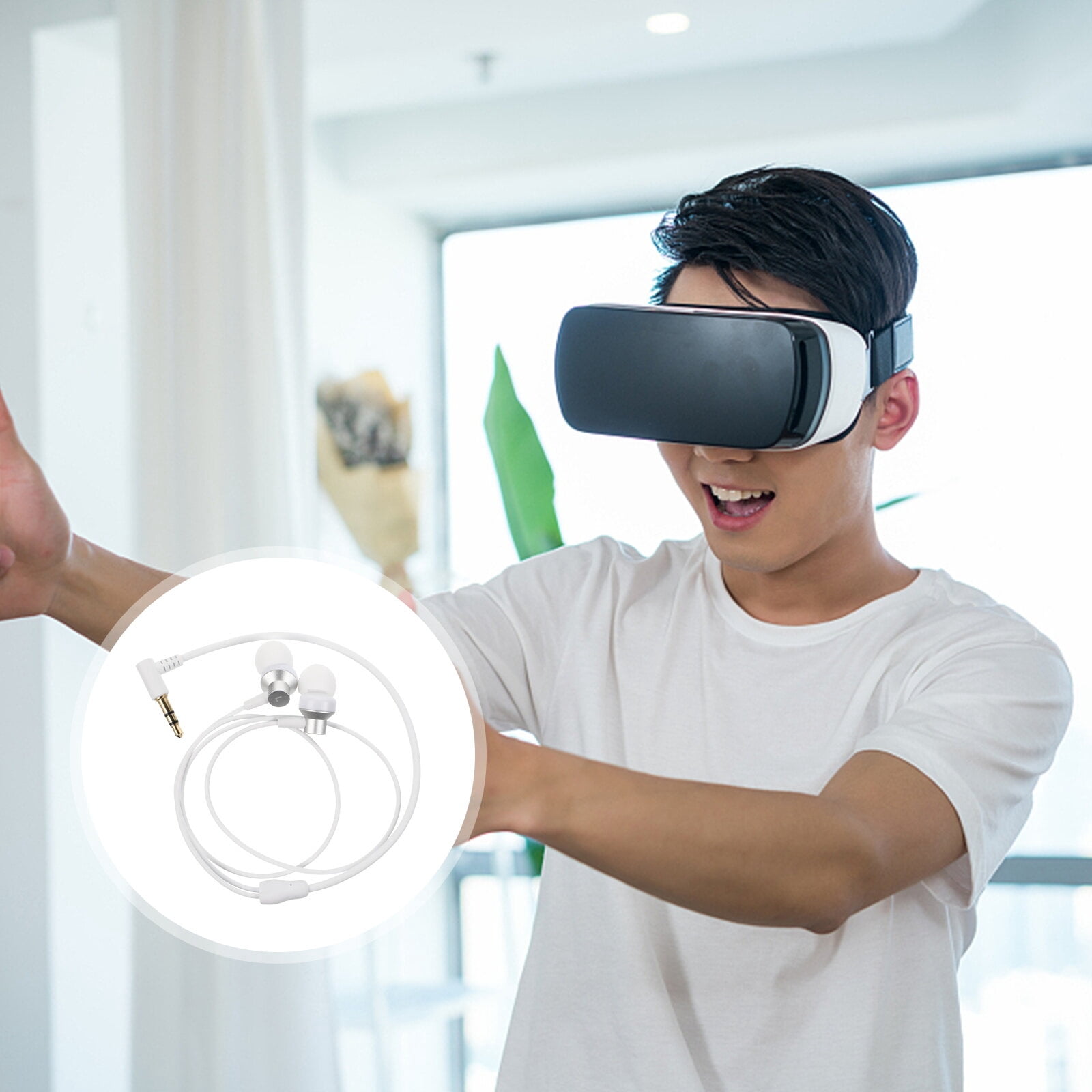 Raindrops VR Glasses Headphones with Enhanced Bass for 2 VR Glasses in ...