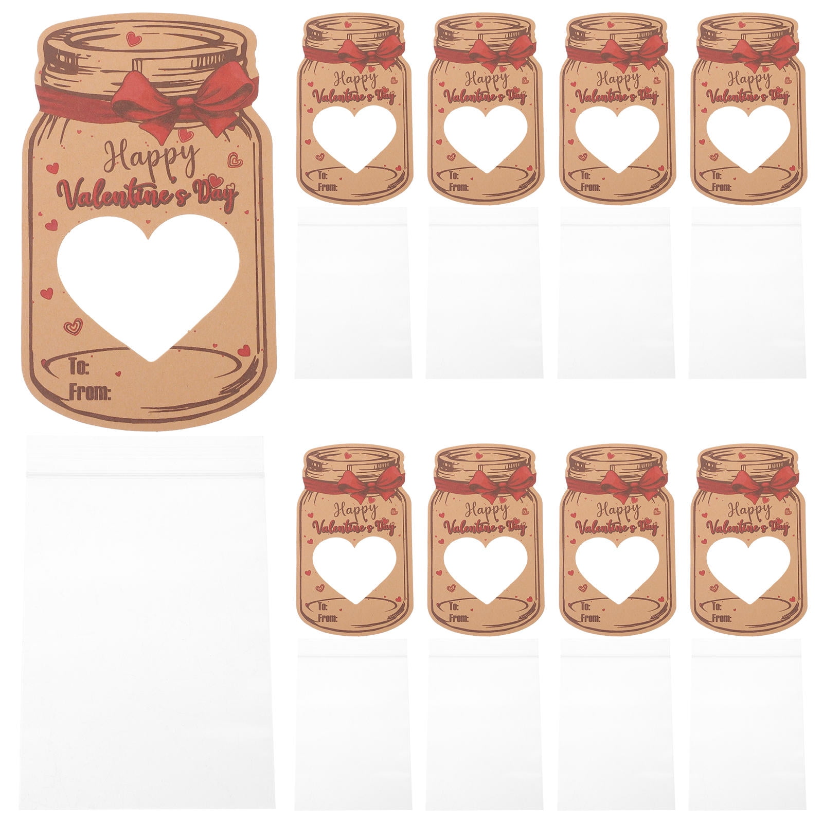 Raindrops Valentine's Day Exchange Cards for Kids DIY Coated Paper ...