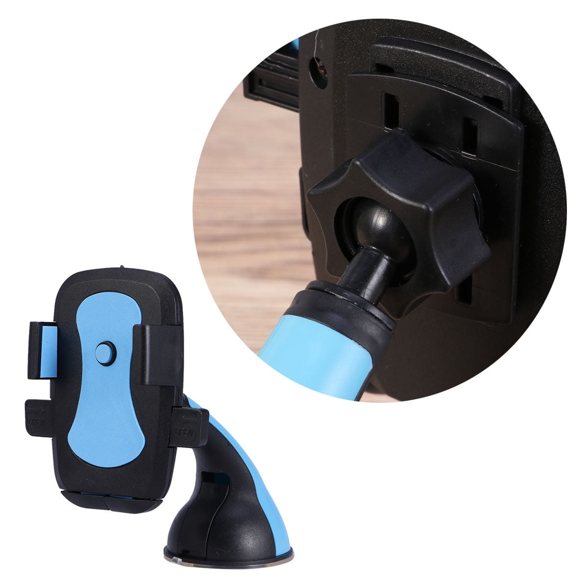 Raindrops Vehicle Phone Mount Automatic Lock Bracket Quick Release ...