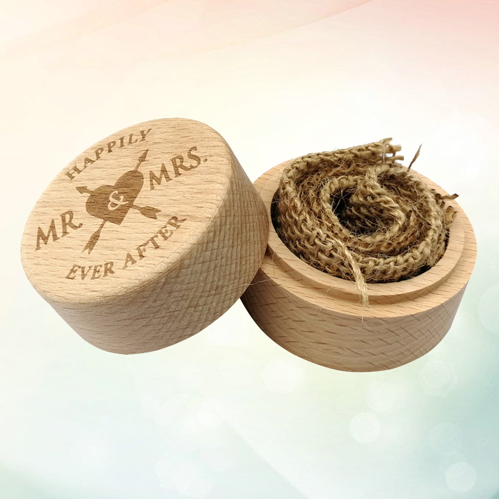 Raindrops Vintage Plastic Ring Box for Wedding Engagement with Sweet ...