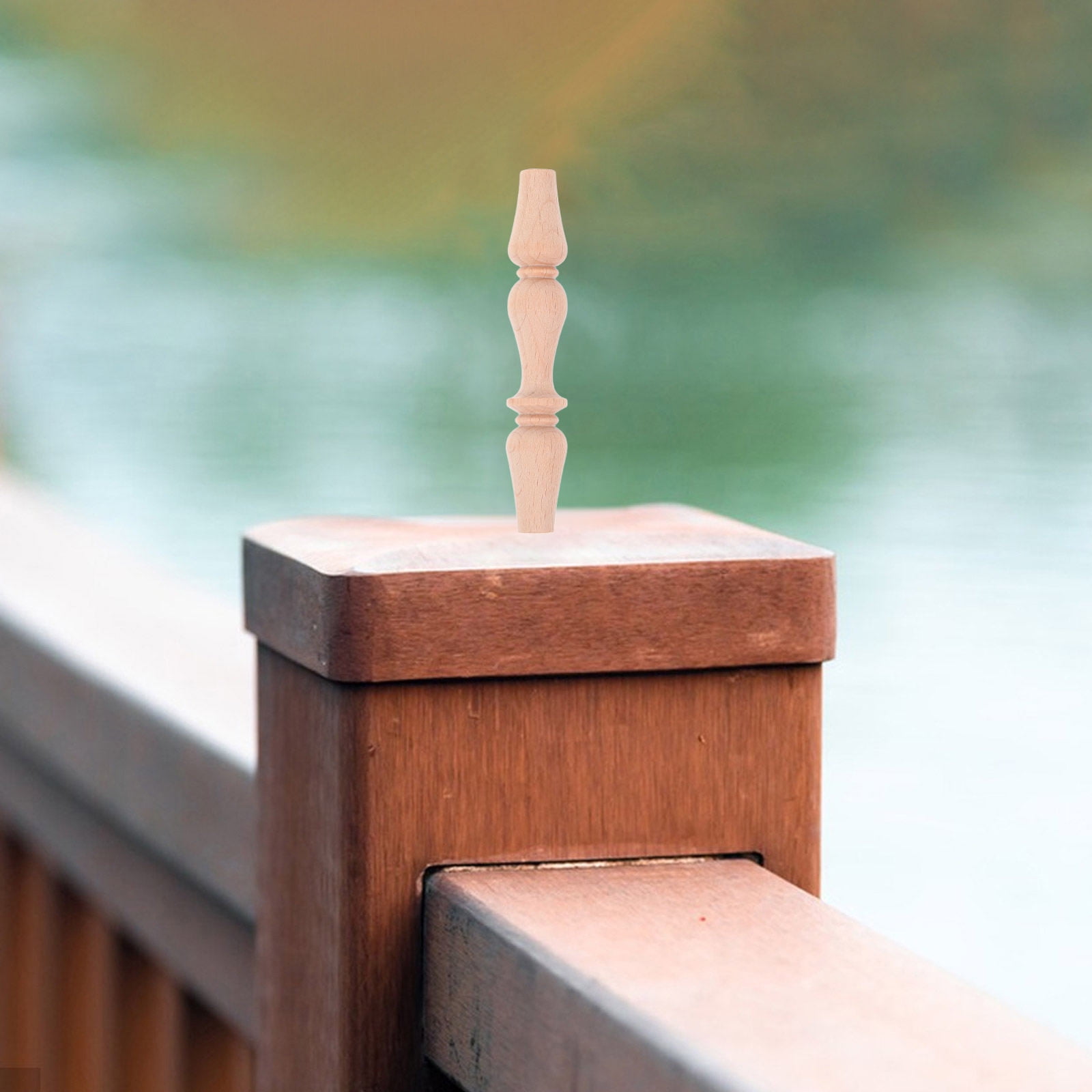 Raindrops WORGEOUS 10pcs Solid Wood Staircase Balusters Decorative ...