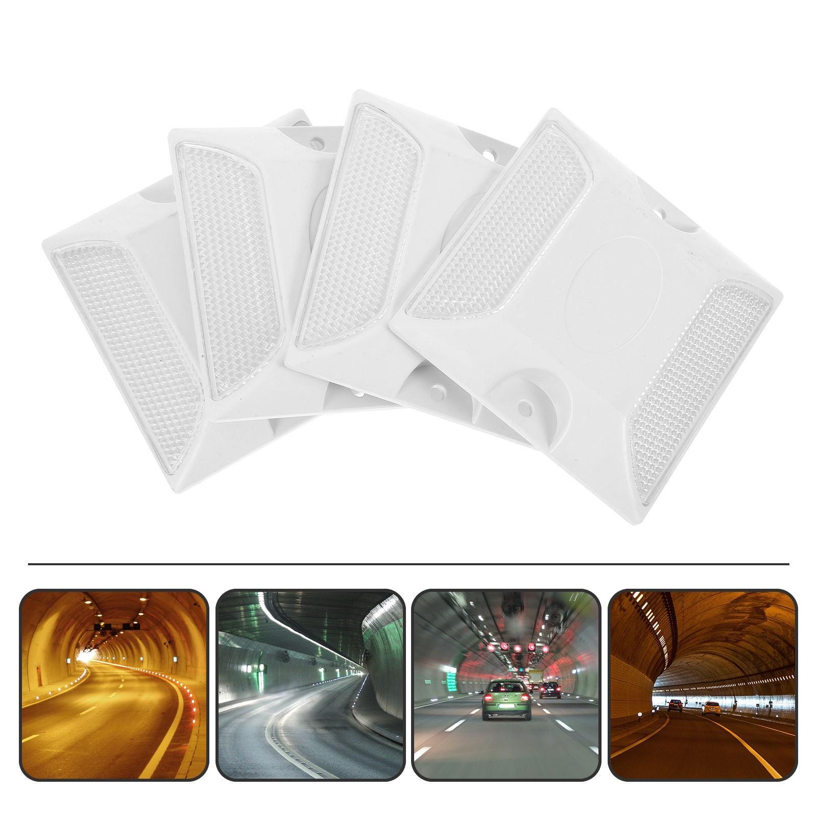 Raindrops WORGEOUS 4 Pcs Reflective Road Studs for Driveway Entrance ...