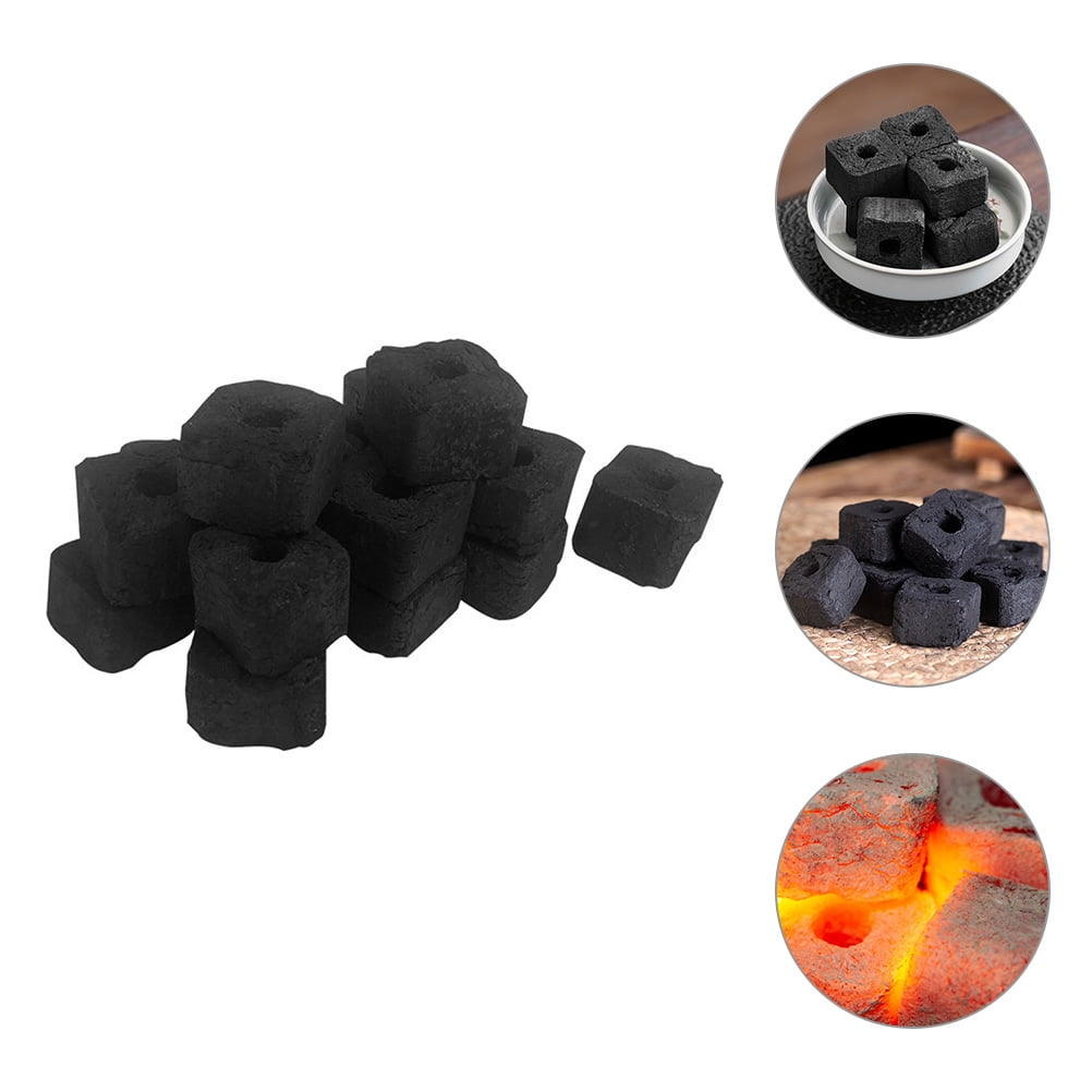 Raindrops Raindrops Fire Logs for Outdoor Pit 2pcs Bamboo Charcoal BBQ ...