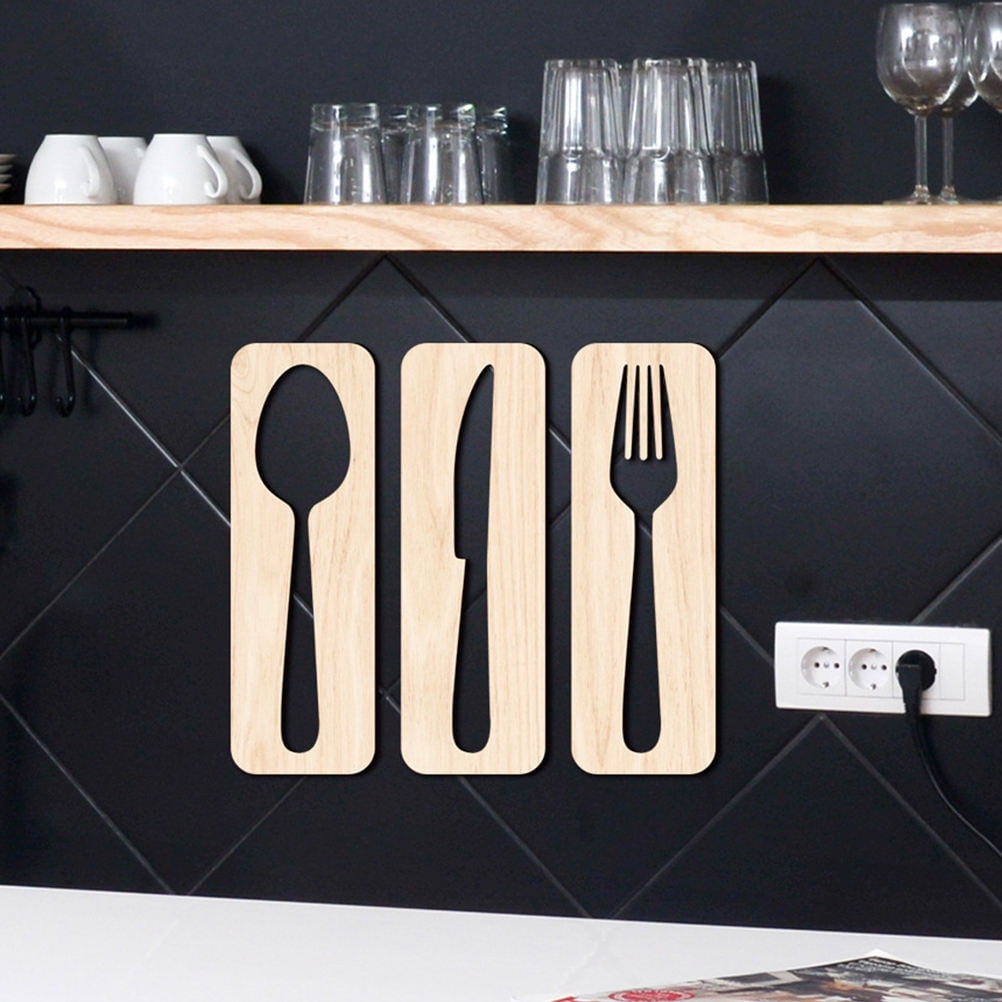 Raindrops Wall Decor Farmhouse Kitchen Decorations above Cabinets Spoon ...