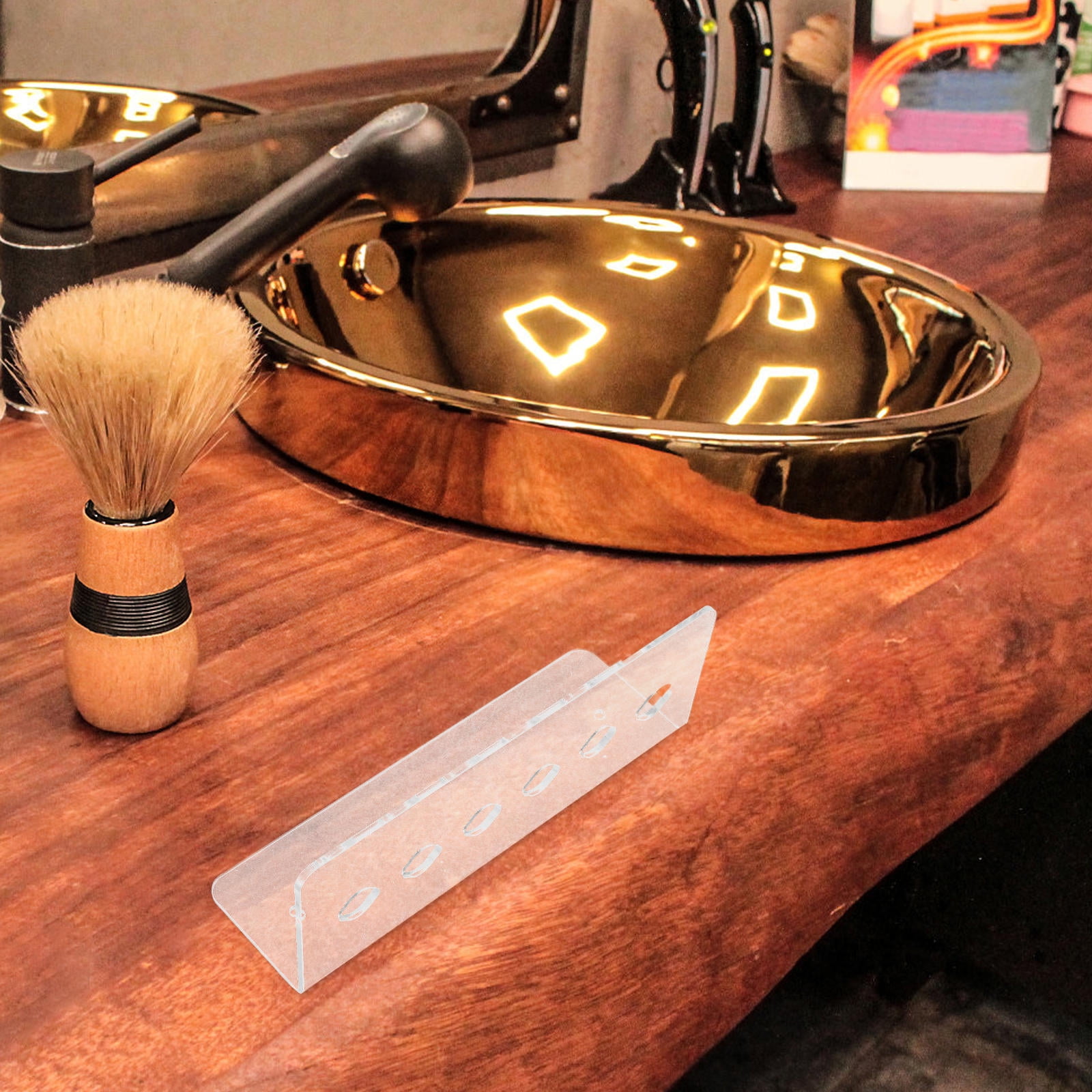 Raindrops Wall Mounted Hair Tool Organizer Grooming Tool Holder Multi ...