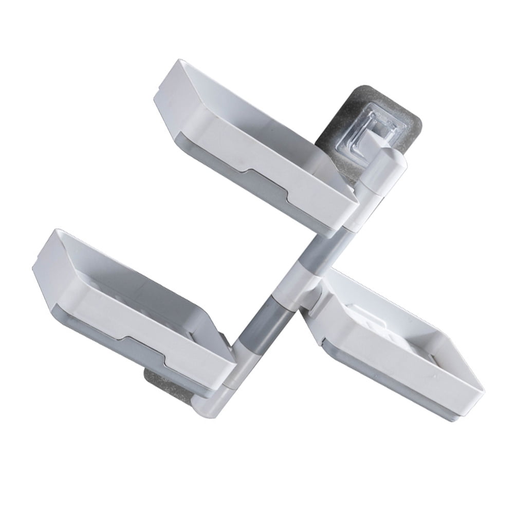 Raindrops Wall-mounted Soap Tray Plastic Rack Dispenser Gripper Bar ...