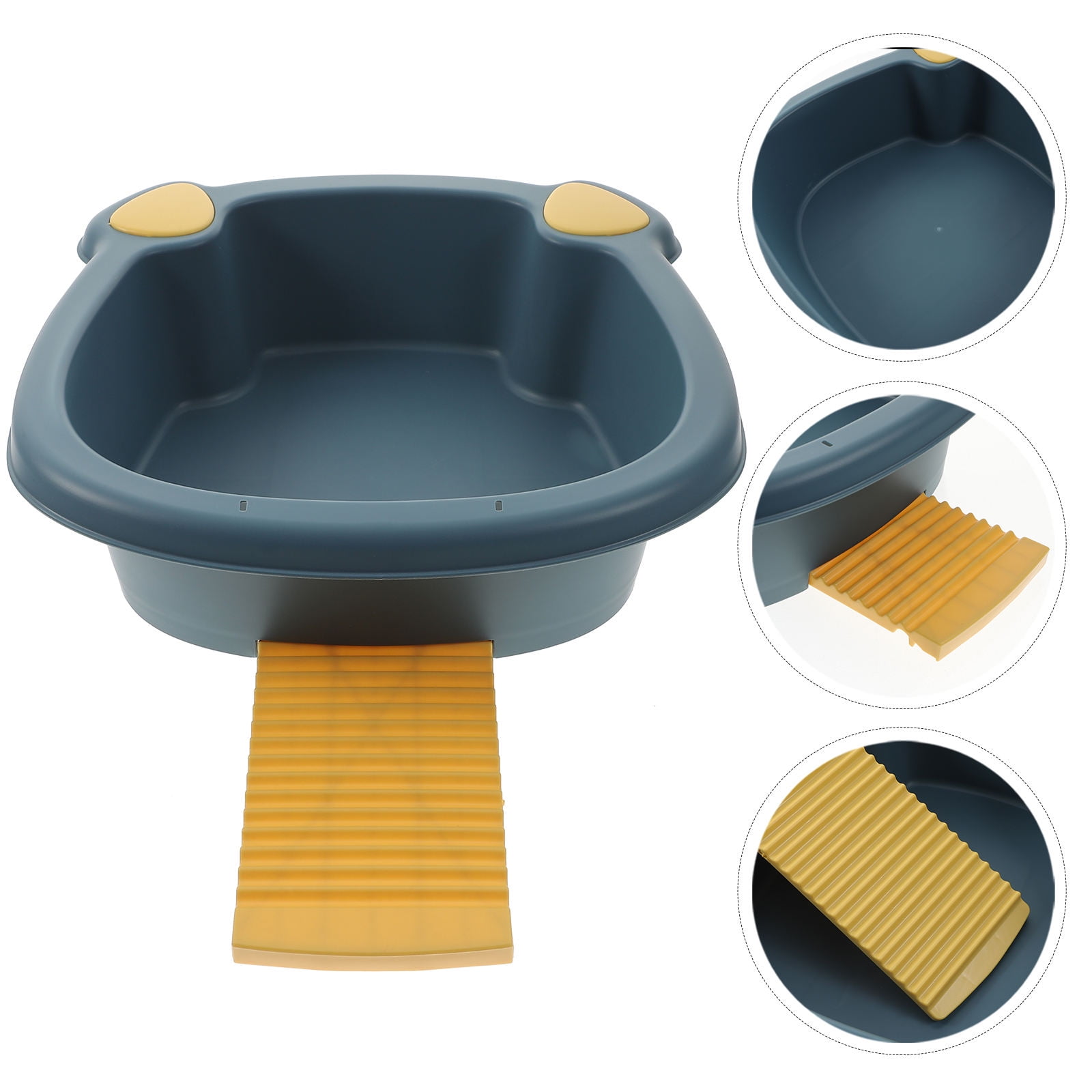 Raindrops Washing Basin Portable Wash Basin Child Baby 29x29cm Blue ...