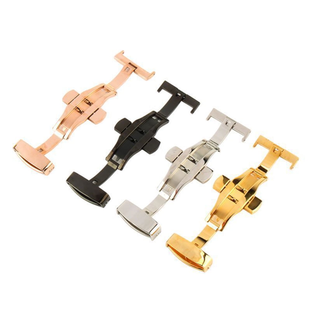 Raindrops Watch Clasp Replacement 22Mm Stainless Steel Double Push ...