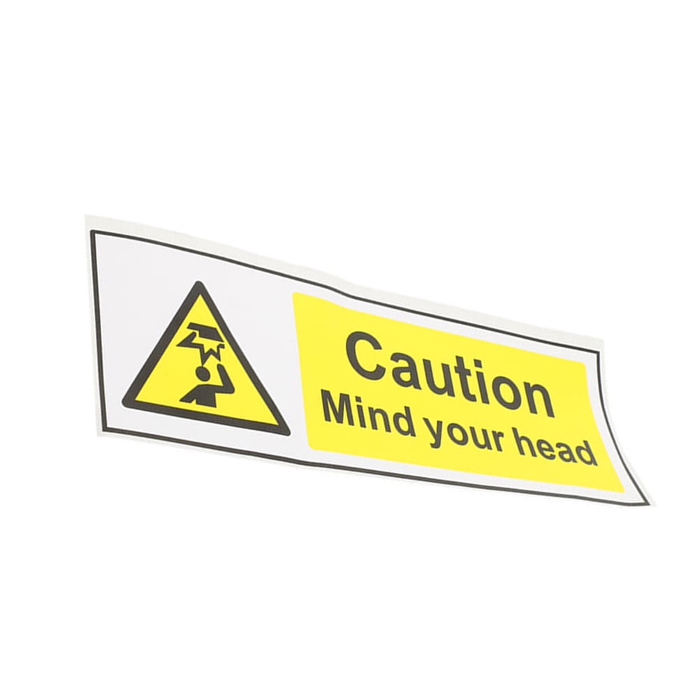Raindrops Watch Your Head Sign Low Overhead Clearance Notice Sign Self ...