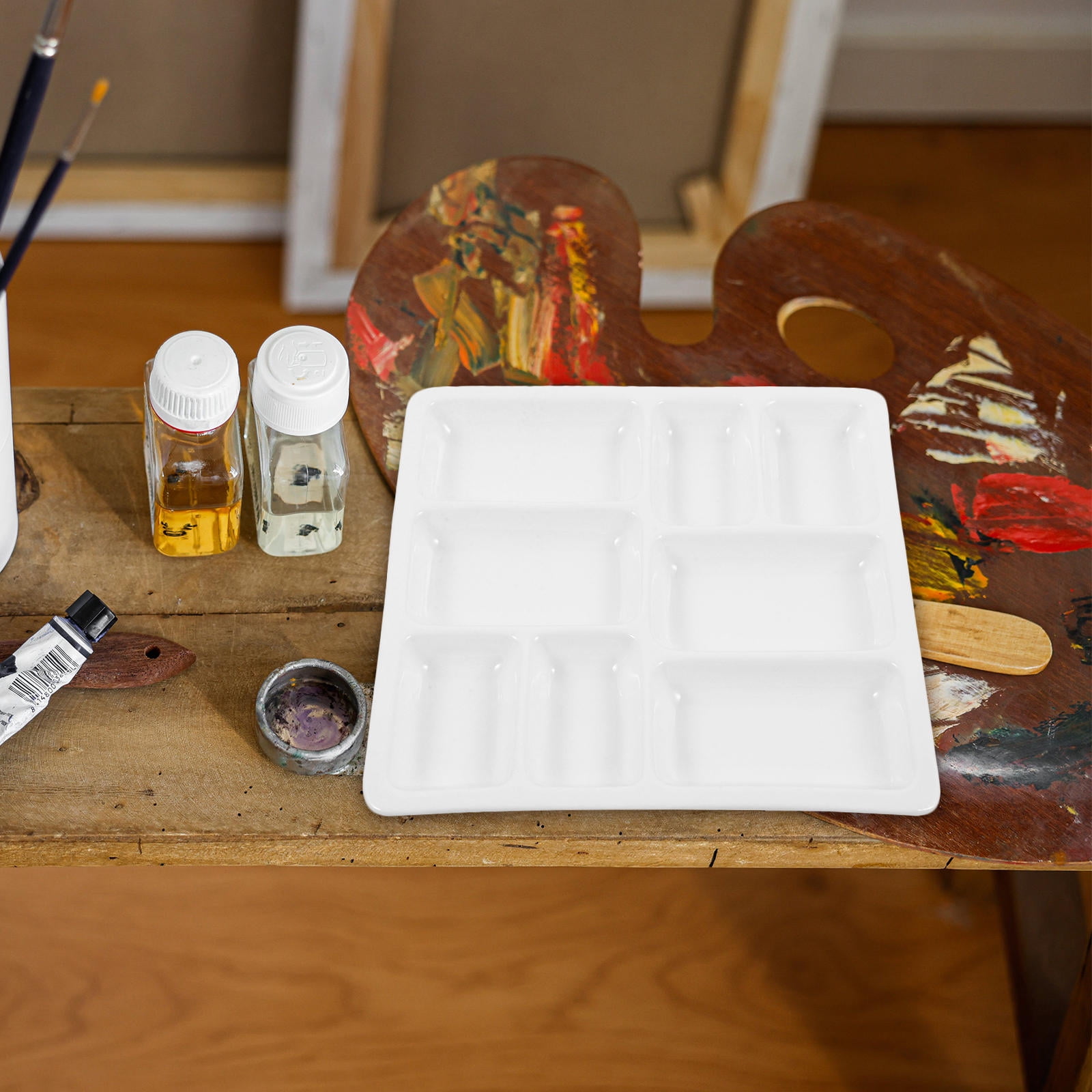 Raindrops Water Color Paint Mixing Trays Porcelain Watercolor Palette ...