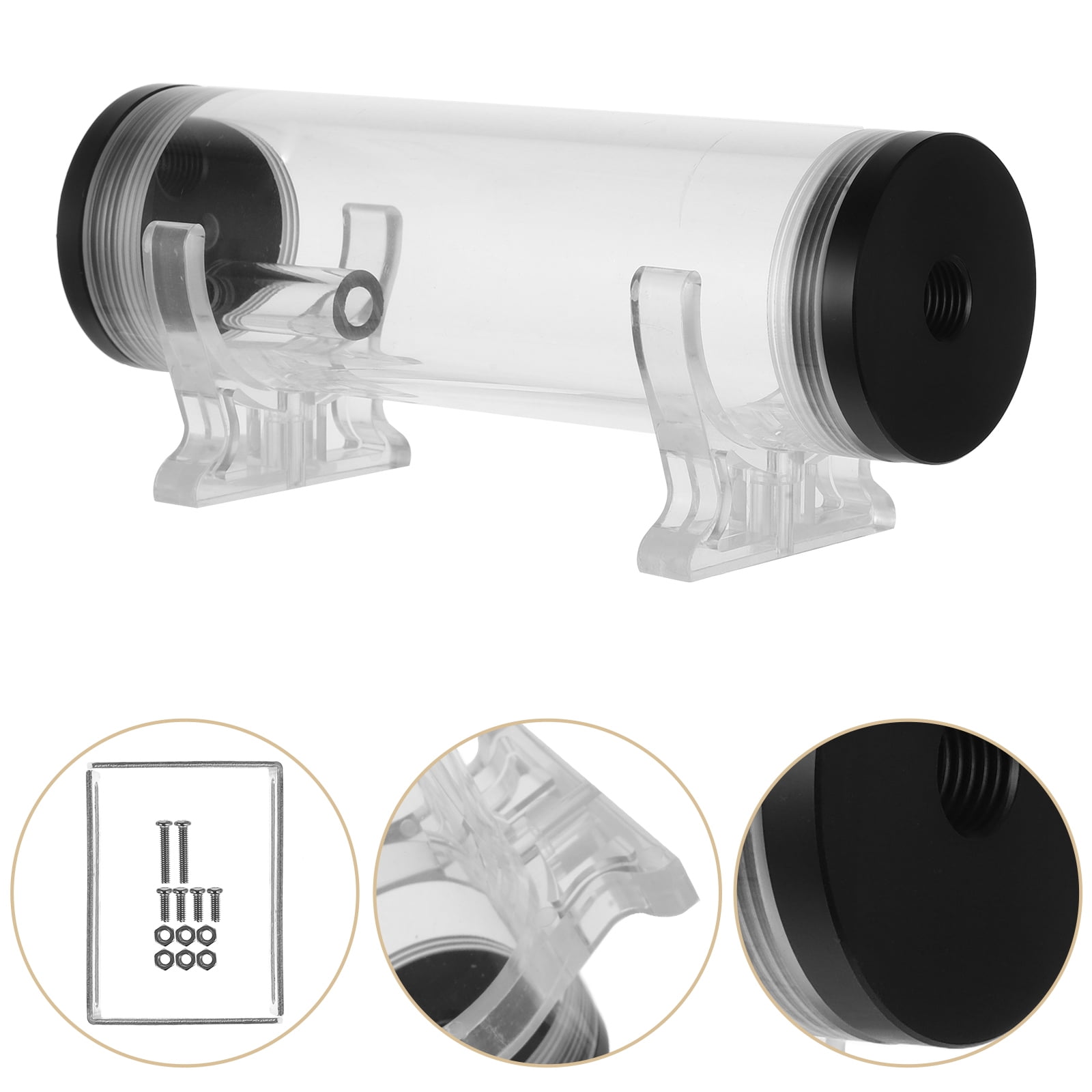 Raindrops Water Coolant Tank Computer Cooling Cylinder PC Case System ...