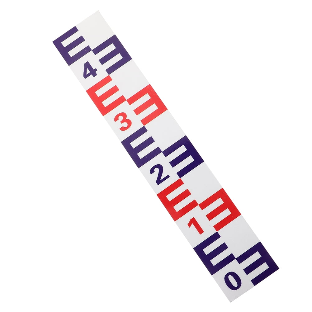 Raindrops Pool Depth Stickers Water Level Indicator Assorted Color ...