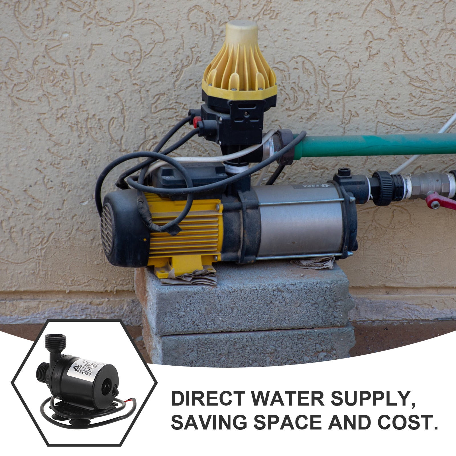 Raindrops Submersible Water Pump Compact Design High Efficiency ...