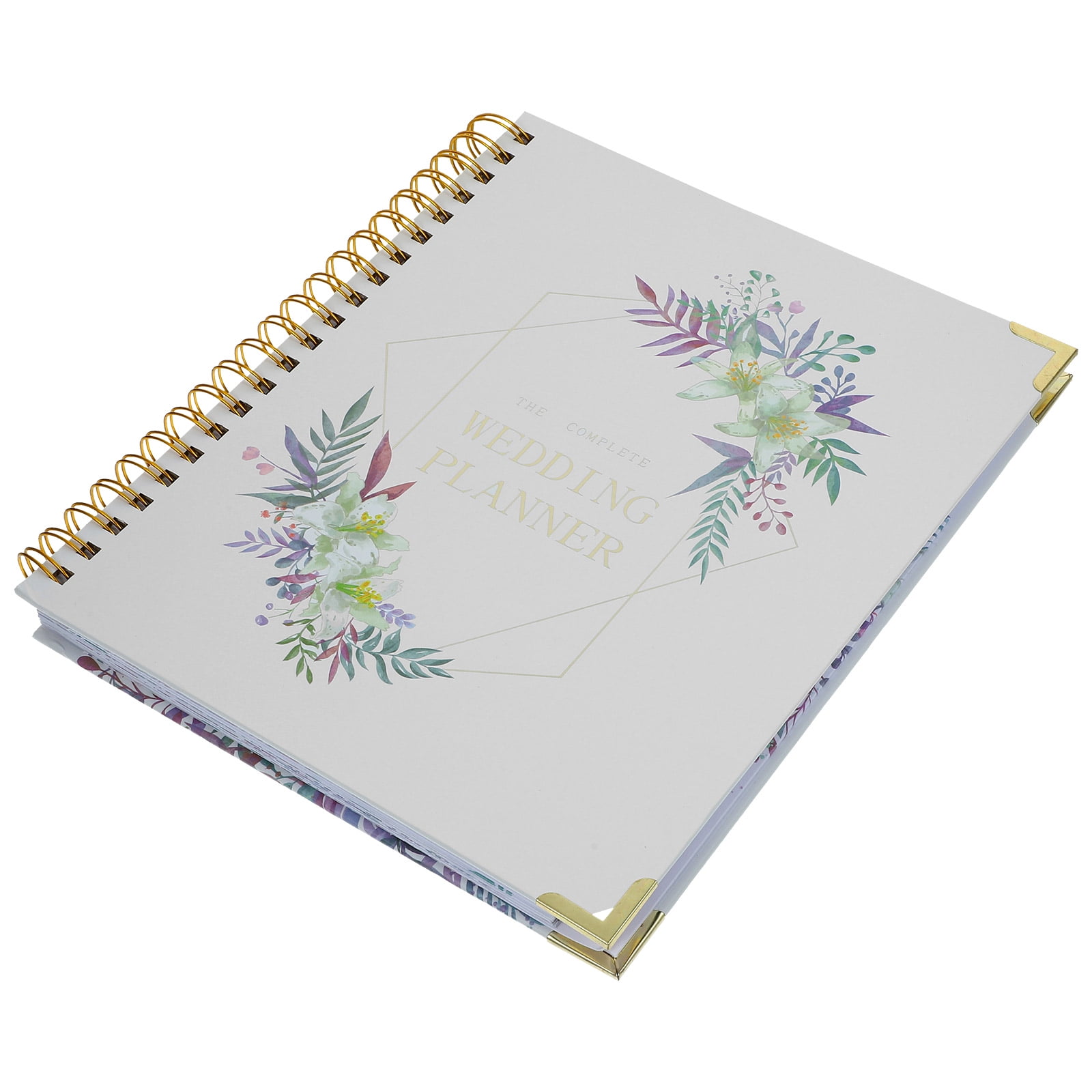 Raindrops Wedding Notebook Engagement Planner Notepad Wedding Countdown ...