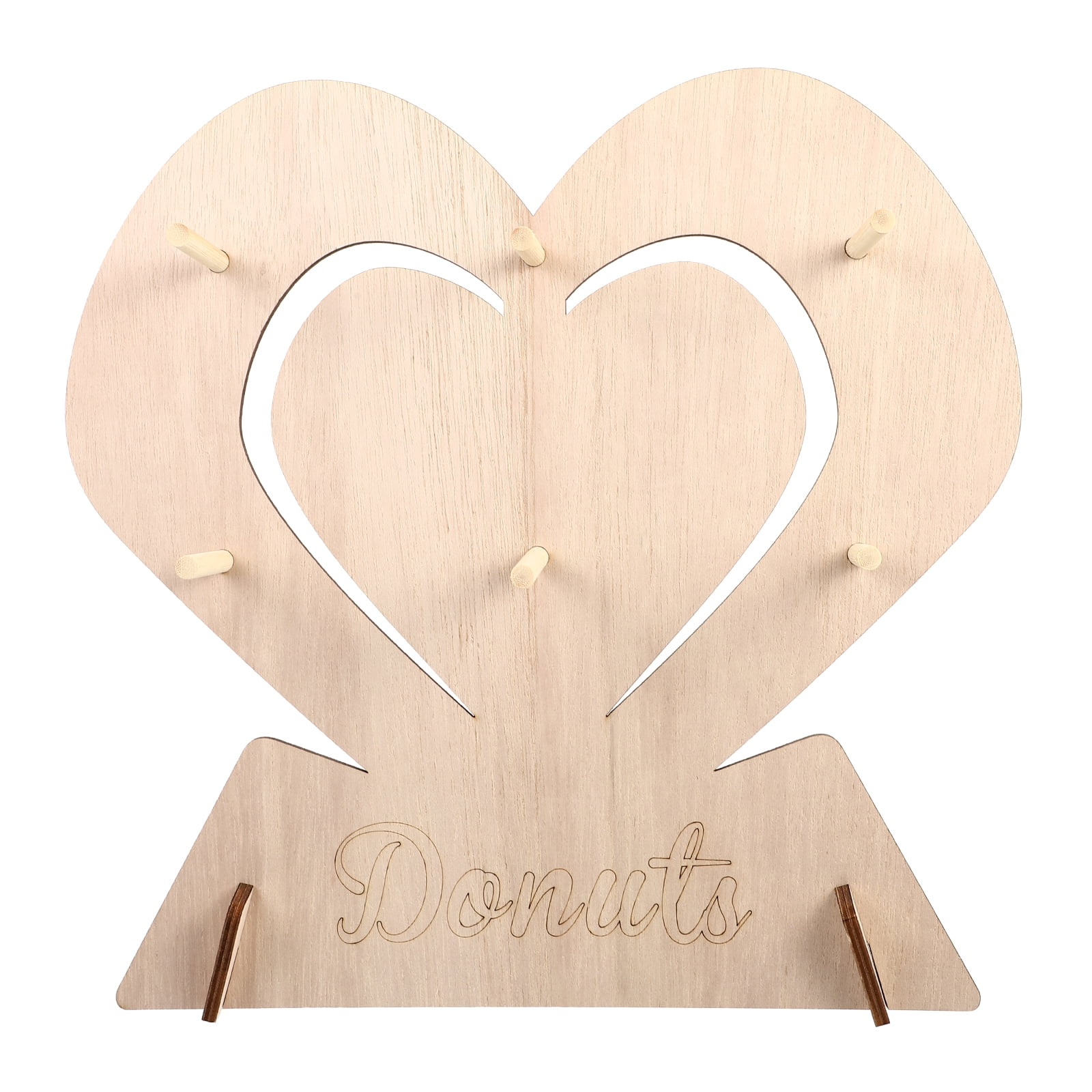 DEMACRIO Heart Shaped Doughnuts Display Rack Assorted Color 1Pcs 11 ...