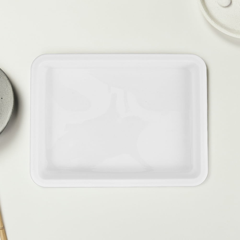 Raindrops 4Pcs White Laboratory Plastic Trays with Acid and Alkali ...