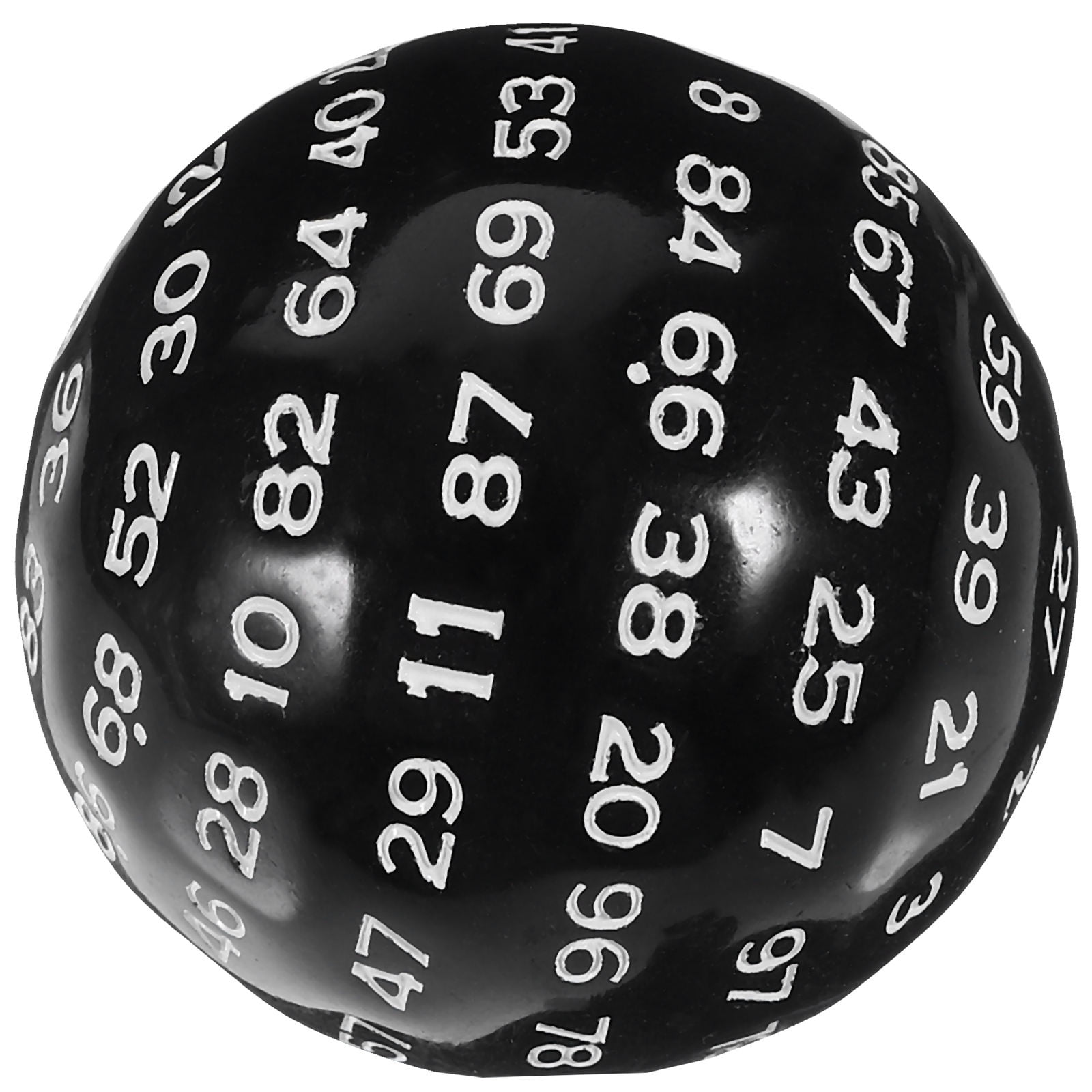 Raindrops White Acrylic Rotating Disk Dice for Decoration with Multi ...