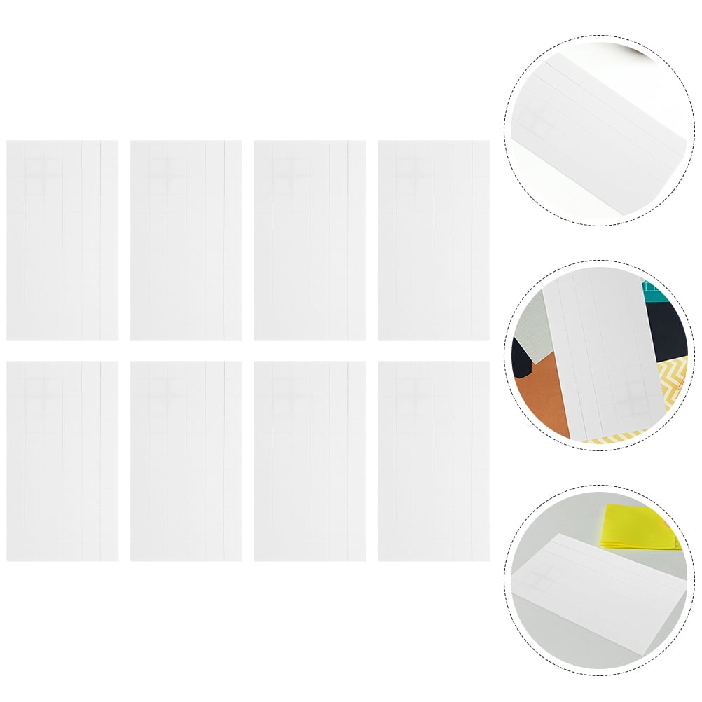 Raindrops White Foam Adhesive Squares 8Sheets 66Pcs Per Sheet for Model ...