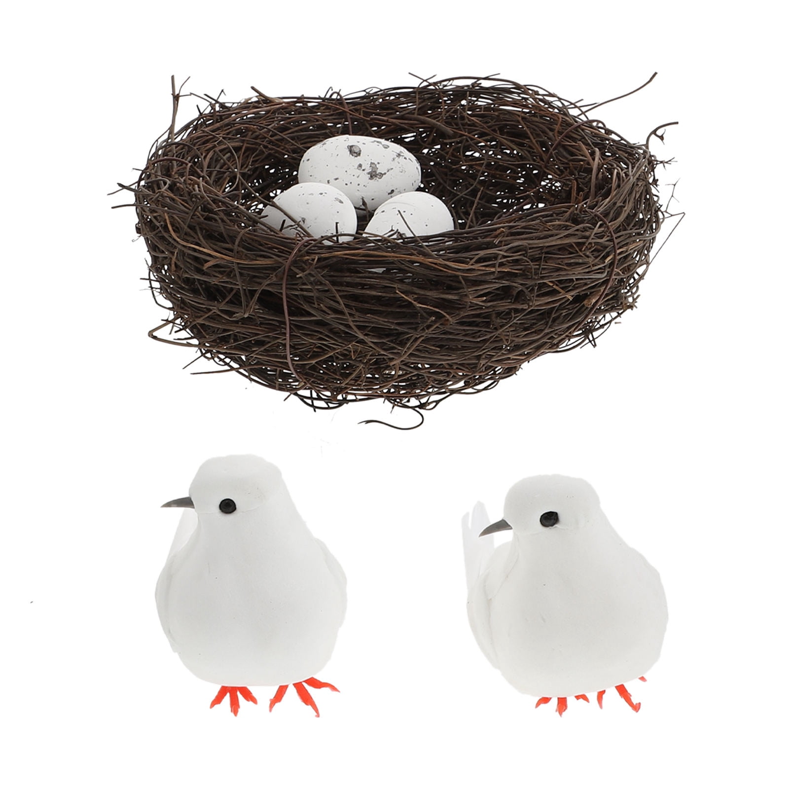 Raindrops White Foams Birds Nest with Realistic Appearance for Decor ...