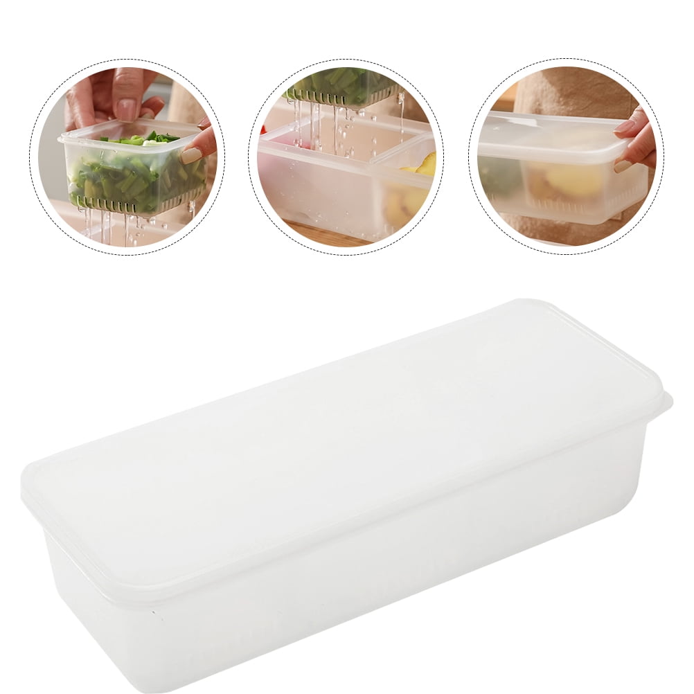 Raindrops White Food Preservation Storage Box for Kitchen Fridge ...