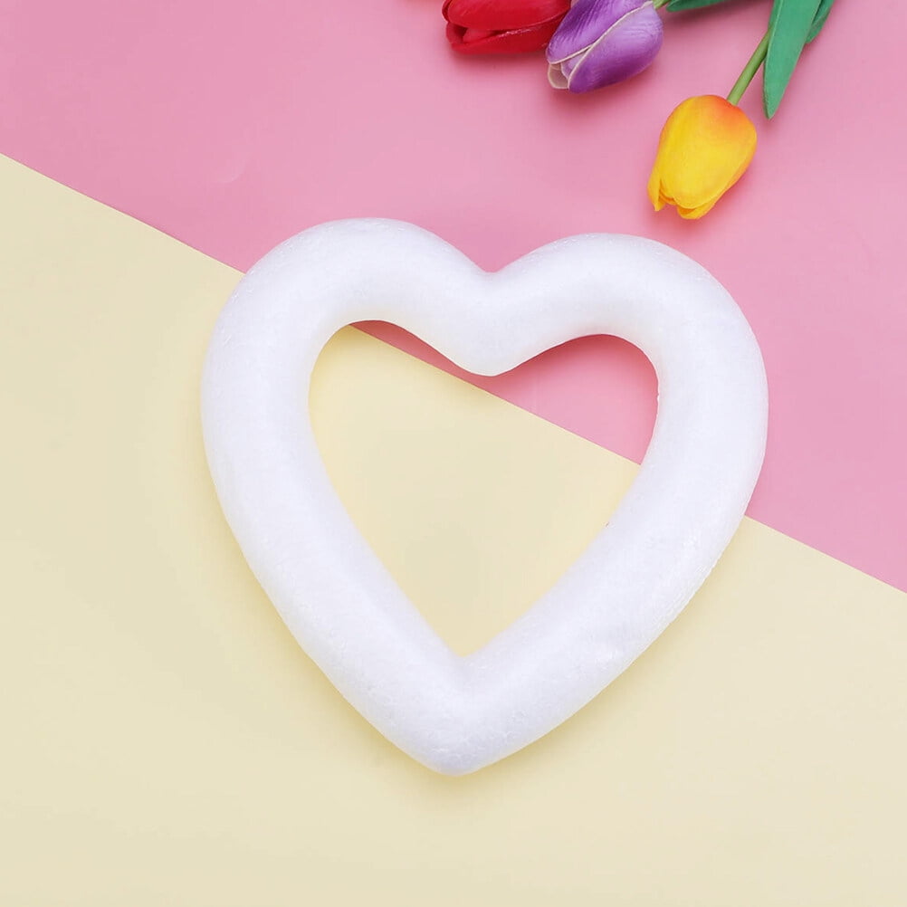Raindrops White Hollow Heart Shape Balls for DIY Flower Arrangements ...
