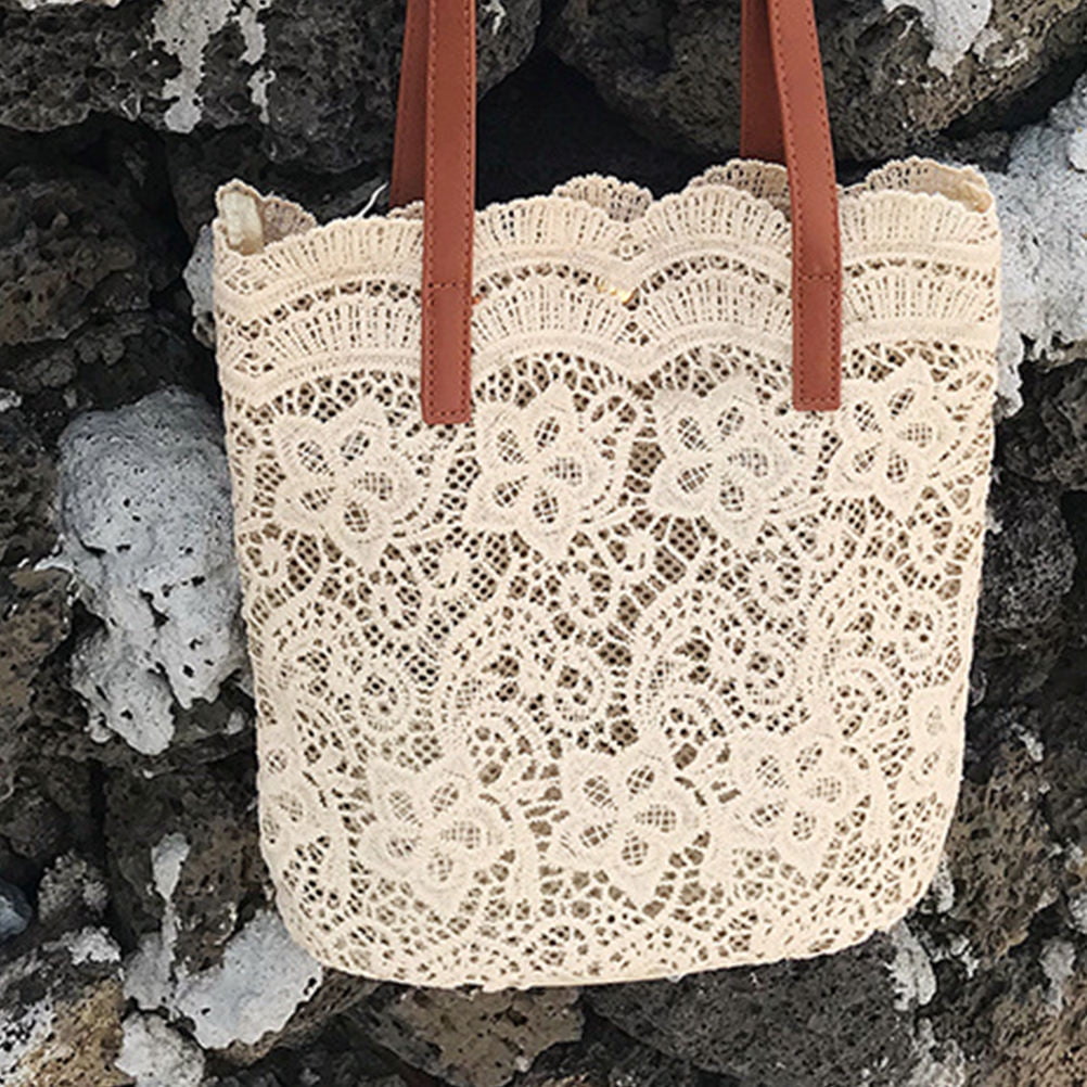 Raindrops Brown Beach Bag for Women and Girls Leisure Occasions 1Set 12 ...