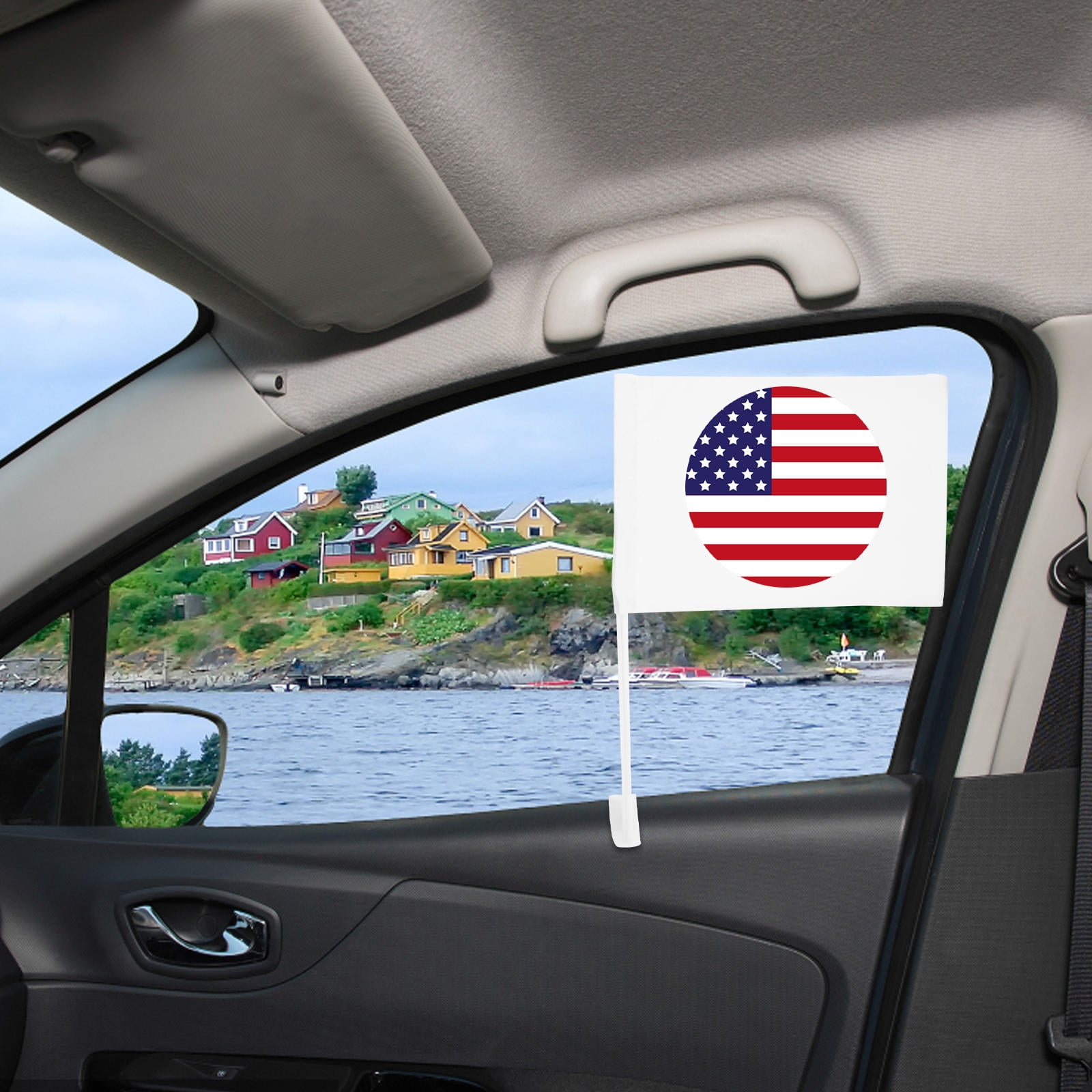 Raindrops White Lawn Flag Blank Car Flag Diy Blank Car Flag For Outdoor ...