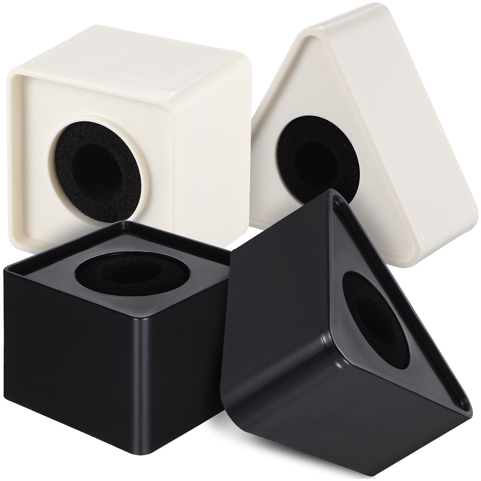 Raindrops White Microphone Logo Cube Easy Installation For Outdoor Use ...