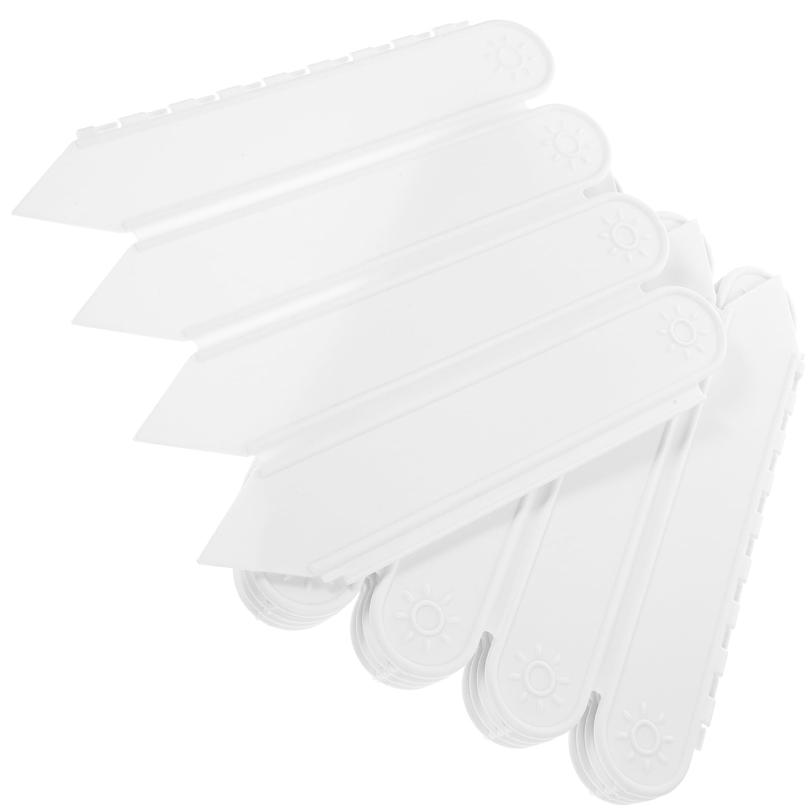 Raindrops White Plastic Garden Fence for Decoration Lightweight ...