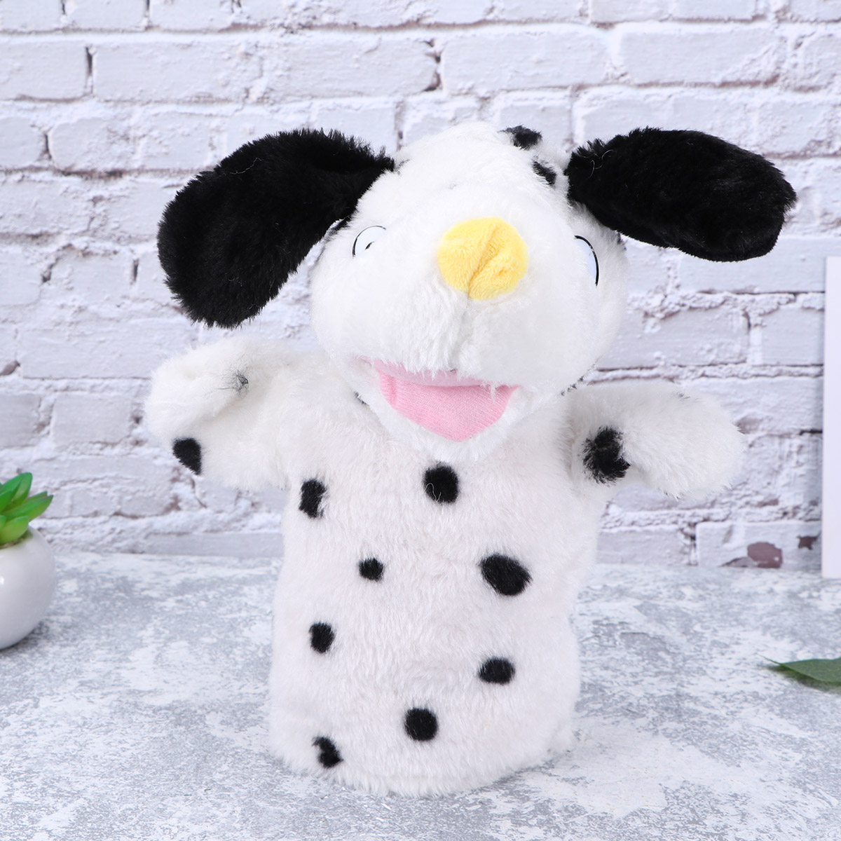 Raindrops White Plush Hand Puppet for Kids Playing Comfortable Design 7 ...