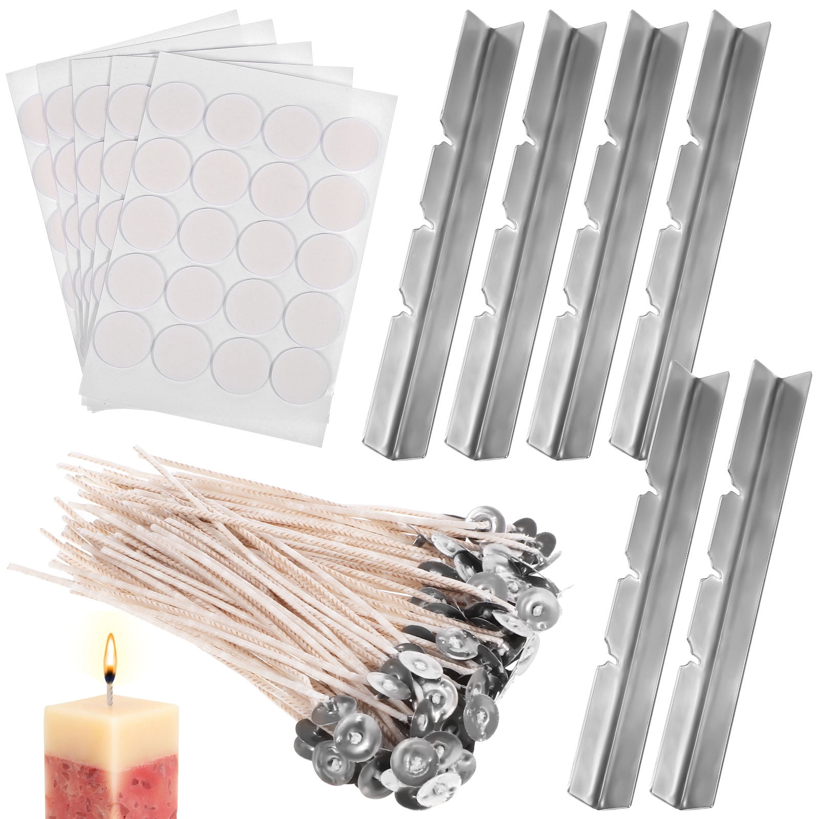 Raindrops Wick Stickers for Prevent Tilting Paper 100 Wick Stickers ...