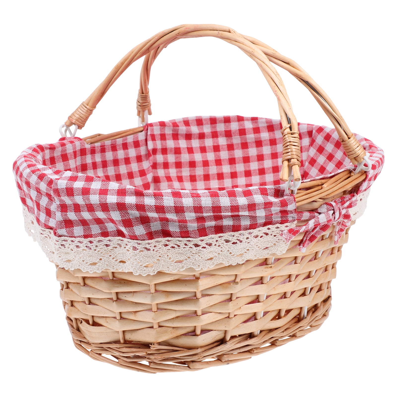 Raindrops Wicker Baskets Oval Picnic Sweets Storage Baby Shopping ...