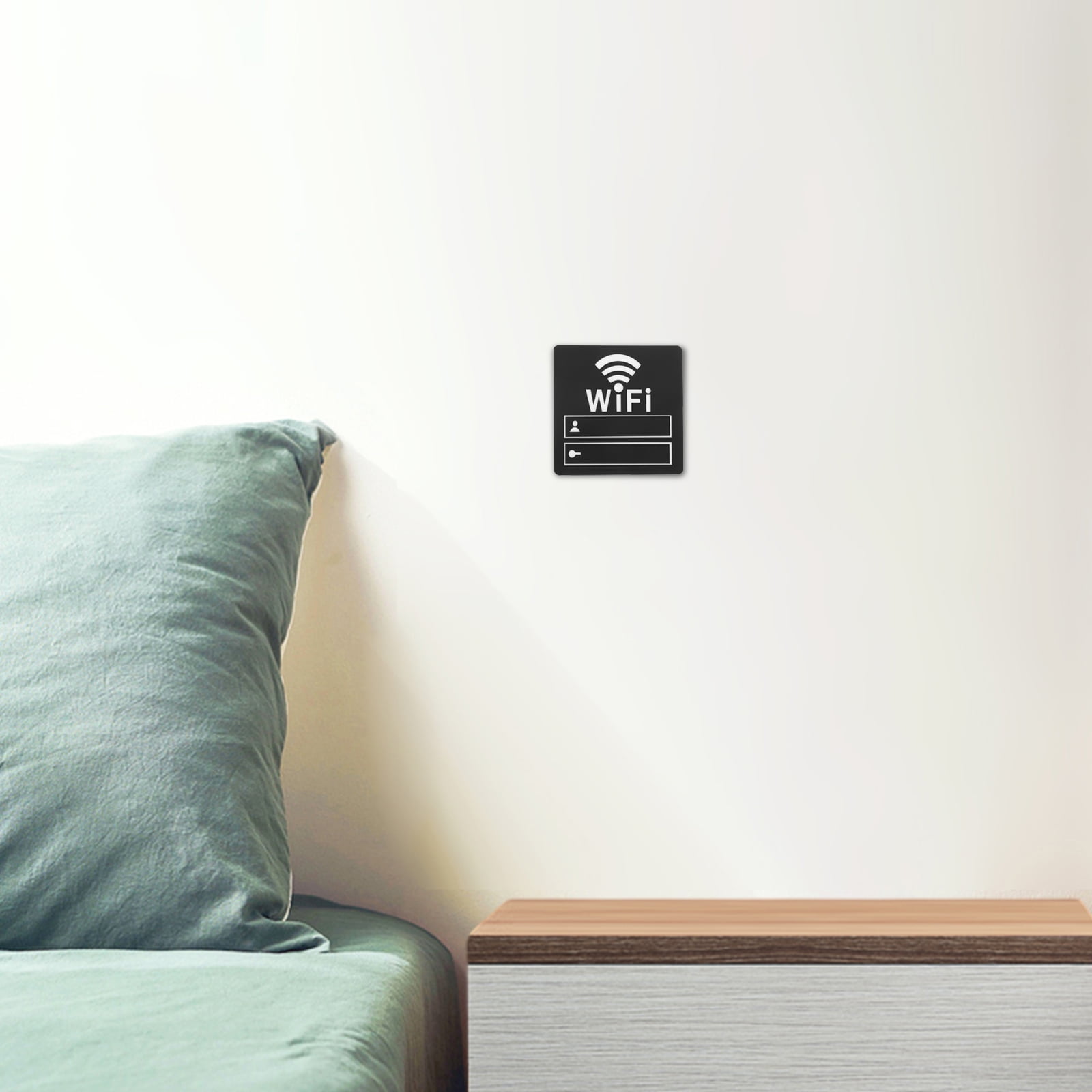 Raindrops Wifi Password Sign Acrylic Wifi Sign Wifi Password Sign Board ...