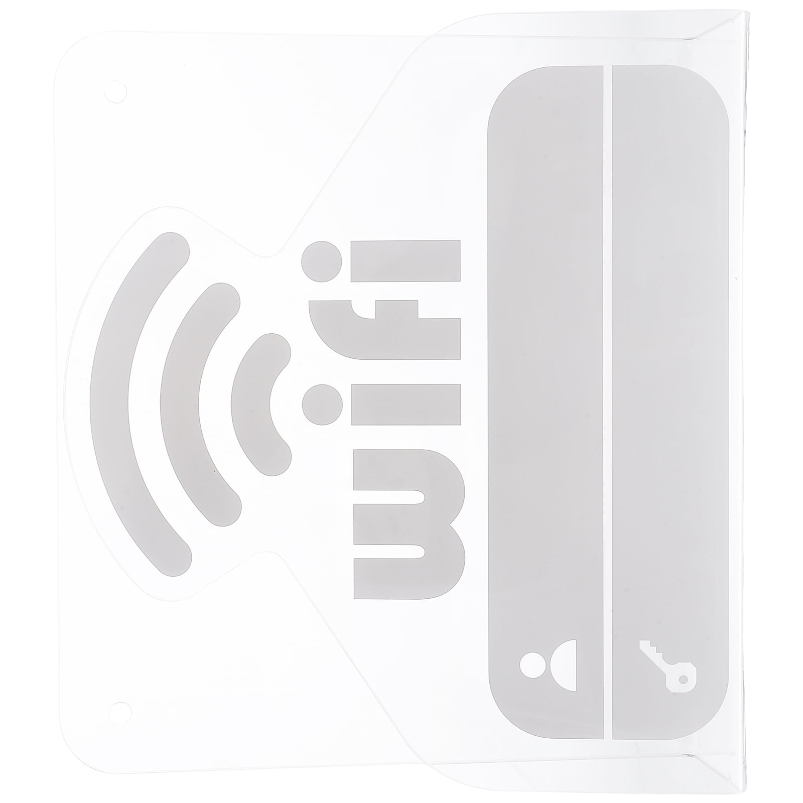 Raindrops Wifi Username and Password Sign Poster Stand Logo - Walmart.com