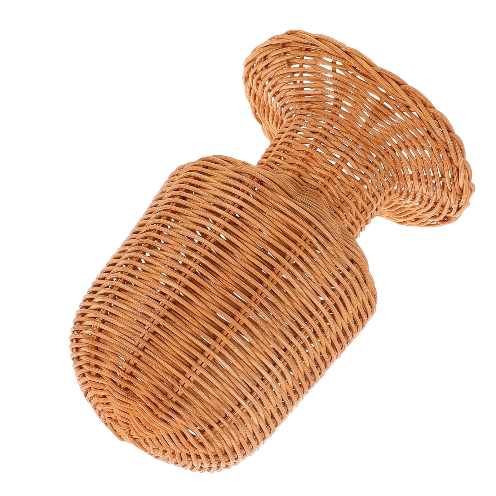Raindrops Wig Storage Rack Rattan Mannequin Head Wicker Cap Display ...